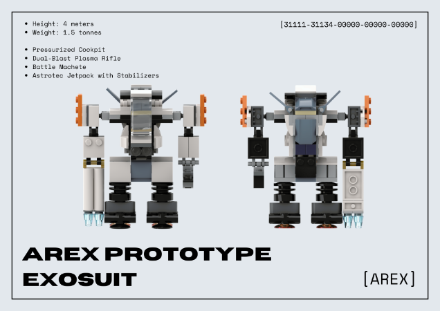 LEGO MOC [31111+31134] Arex Prototype Exosuit by notecolt | Rebrickable ...