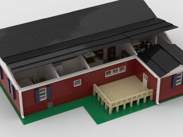 LEGO MOC Mid-Century/Modern Ranch/Rambler Style Home by Stoffles ...