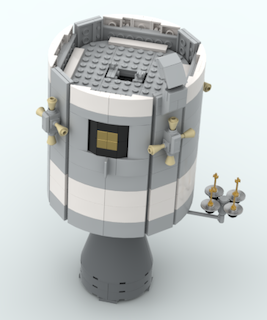 LEGO MOC Apollo Comand and Service Module by iscatrebor | Rebrickable ...