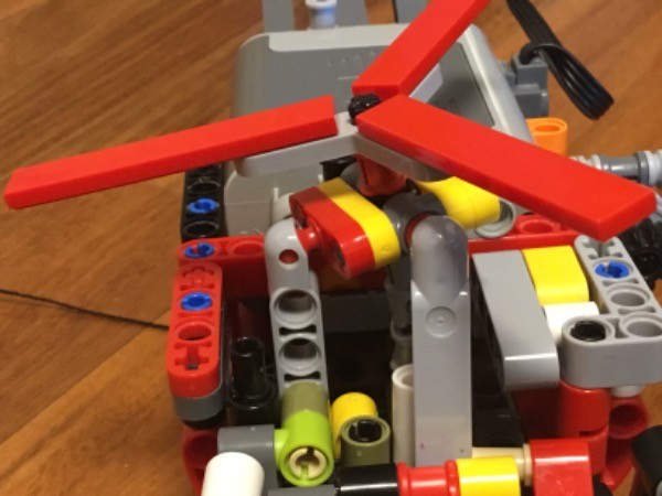 LEGO MOC Rescue Helicopter with Tiltable Rotors (PF Powered) by ...