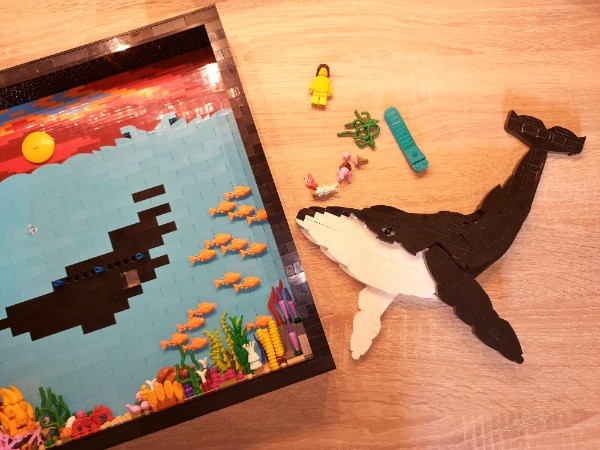 LEGO MOC-157800 Humpback Whale 3D Picture by Brick Forge | Rebrickable ...