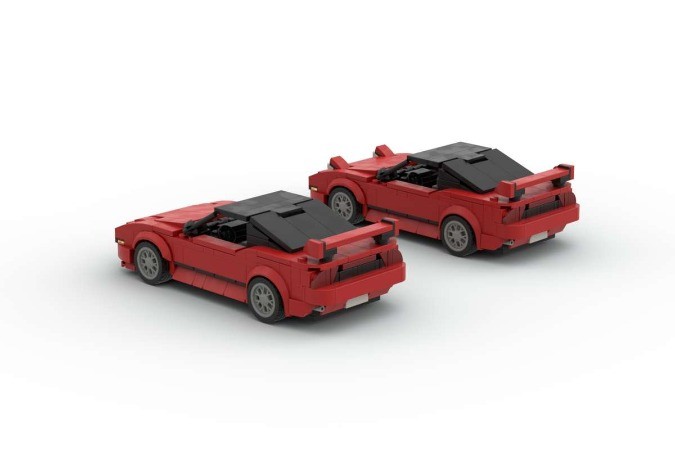 LEGO MOC NISSAN 180SX Silvia S13 by VBricks | Rebrickable - Build with LEGO