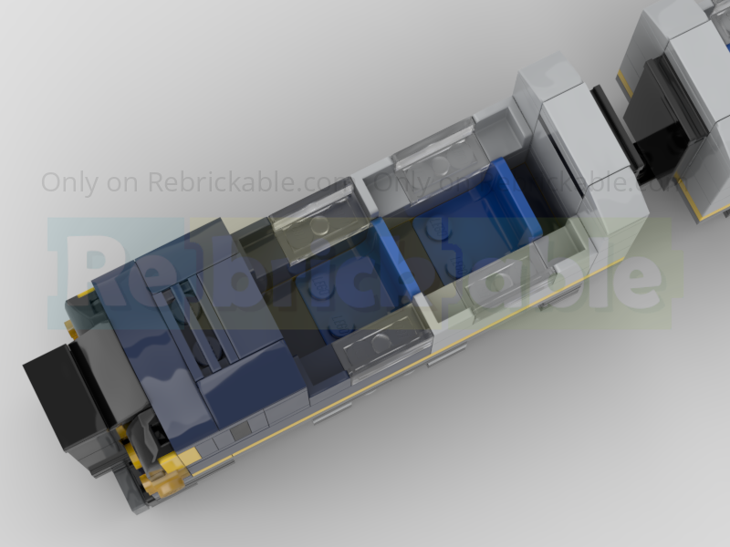 LEGO MOC Brio-Style Class 450 Desiro EMU Train In South Western Railway ...