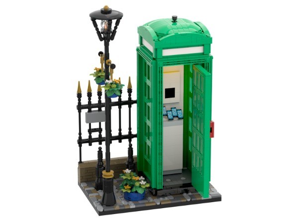 LEGO MOC London Solar Box Phone Booth as 21347 by cheesebricks ...