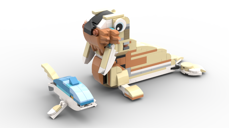 LEGO MOC 31137 Walrus by Pikminfan67 | Rebrickable - Build with LEGO