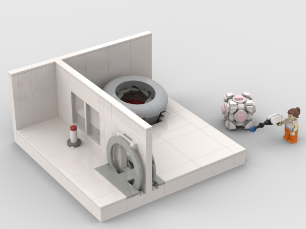 LEGO MOC Portal - Aperture Science Incinerator diorama by polygoni ...