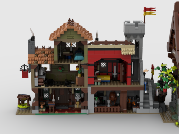 LEGO MOC-182279 Medieval village(Tavern, smithy) by J_sbricks ...