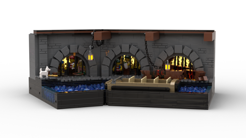LEGO MOC Pirates of the Caribbean ride - Jail scene by ...