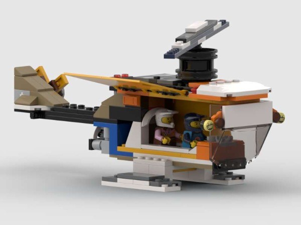 LEGO MOC 60387 Helicopter by dLegooo | Rebrickable - Build with LEGO