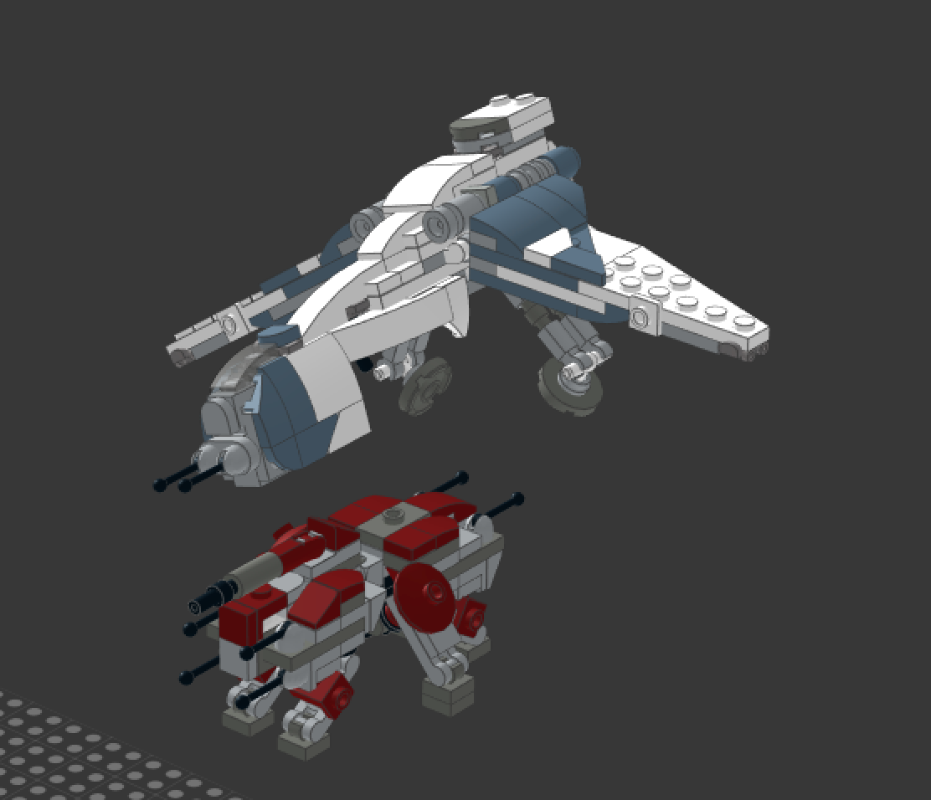 LEGO MOC-237444 mini dropship by RayxLego | Rebrickable - Build with LEGO
