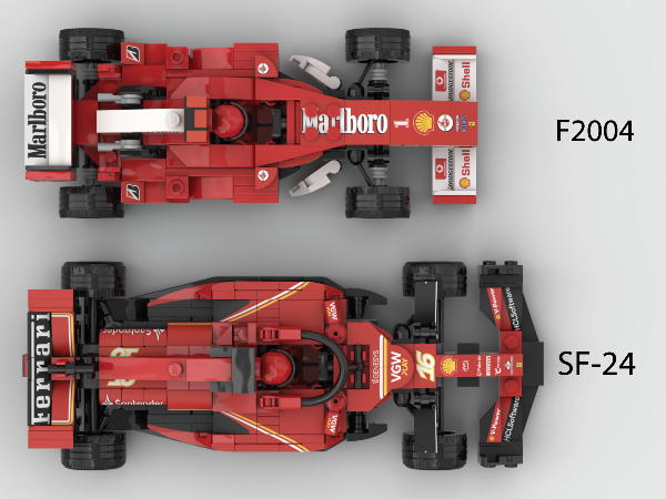 LEGO MOC F1 Ferrari F2004 by Pit Lane Bricks Factory | Rebrickable ...