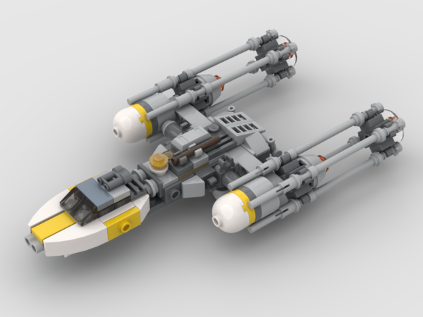 LEGO MOC Mini Y-Wing (1:100) by nevergreen | Rebrickable - Build with LEGO