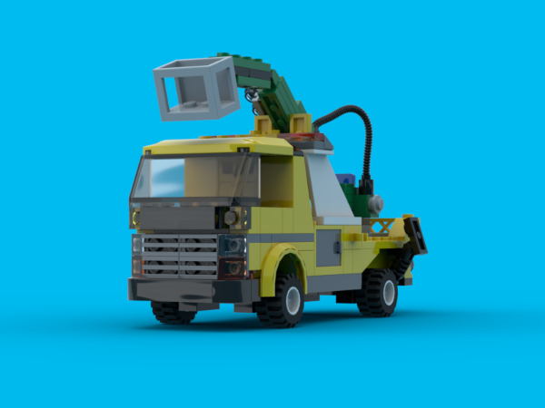 LEGO MOC Servicetruck with Liftplatform by Brotmeister | Rebrickable ...