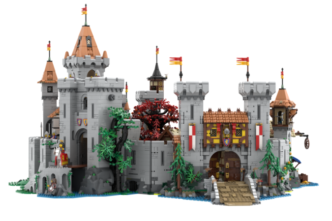LEGO MOC Lion Knight's Tower - 10305 Castle Expansion by Dream Build ...