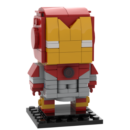 LEGO MOC-186834 Iron Man MK 47 Brickheadz by Ant0noo | Rebrickable ...
