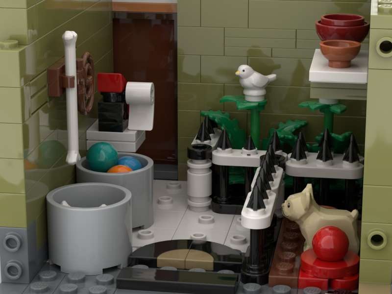 LEGO MOC Office, Jeweller and Pet Shop (alt build of Natural History ...