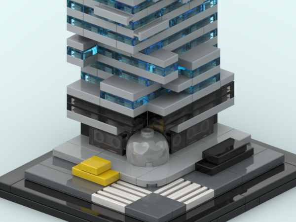 LEGO MOC Jenga Tower, 56 Leonard Street, New York, 1:800 Scale ...