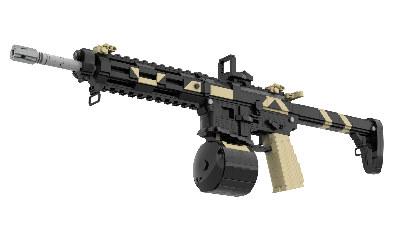 LEGO MOC-197007 Attachments for AR-15 by OzarOwl | Rebrickable - Build ...