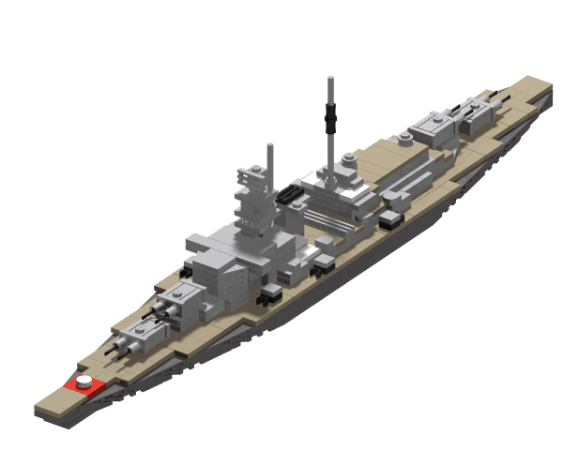 LEGO MOC Battle of the Denmark strait pack(Bismarck, Prinz Eugen ...