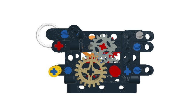 Lego Moc Compact 4 Speed Sequential Gearbox Plus Stepper Selector Inc
