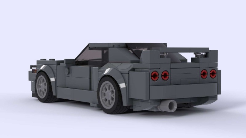 LEGO MOC Nissan Skyline GT-R R32 by C0NN3RY | Rebrickable - Build with LEGO