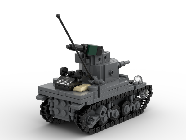 LEGO MOC WW2 M3 Stuart Tank Instructions by ModernBrix | Rebrickable ...