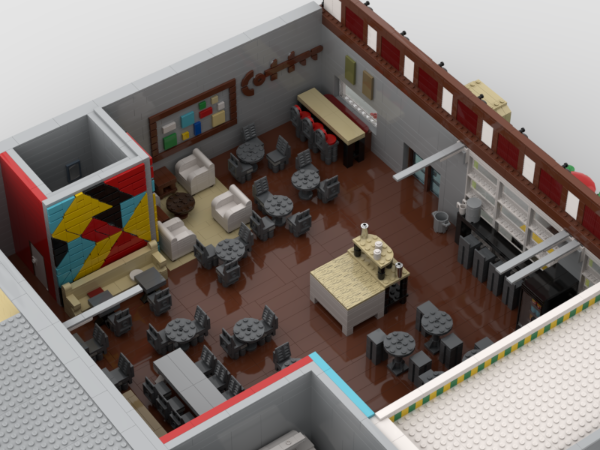 LEGO MOC Garage Coffee Shop by Stoffles | Rebrickable - Build with LEGO