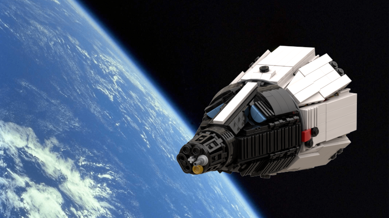 LEGO MOC NASA Gemini Minifigure-Scale MOC by DadBricks | Rebrickable ...