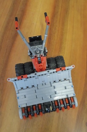 LEGO MOC Single-axle tractor with twin tires and PTO on/off by Larsagri ...