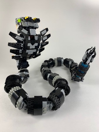 LEGO MOC Slitherfang and Apex Slitherfang from Horizon Forbidden West ...