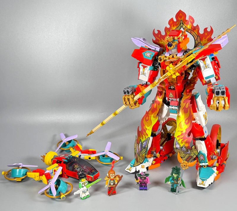 Review: 80057-1 - Nezha's Ring of Fire Mech | Rebrickable - Build with LEGO