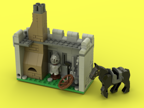 LEGO MOC Lego Blacksmith Shop 6040-1 remake by qwack | Rebrickable - Build with LEGO