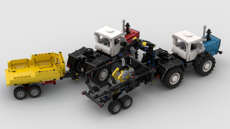 LEGO MOC-161849 HTZ T-150K by KonigstigerWorkshop | Rebrickable - Build ...