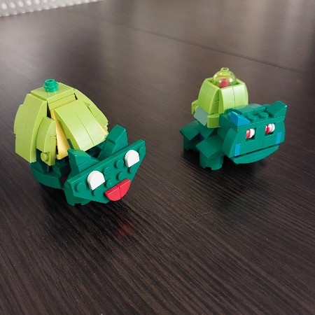 LEGO MOC Bulbasaur by Areivien | Rebrickable - Build with LEGO