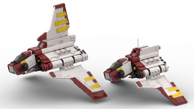 LEGO MOC Nu-class Attack Shuttle by LeslieLee | Rebrickable - Build ...