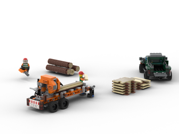 LEGO MOC The Forest mobile sawmill by The_Forester | Rebrickable ...