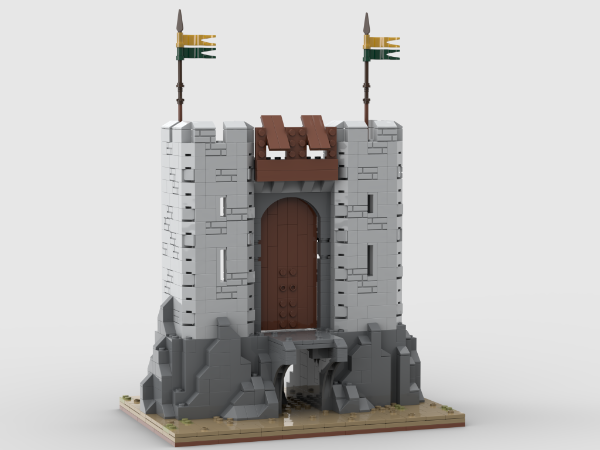 LEGO MOC Gate of Helms Deep by PantelisManthos | Rebrickable - Build ...