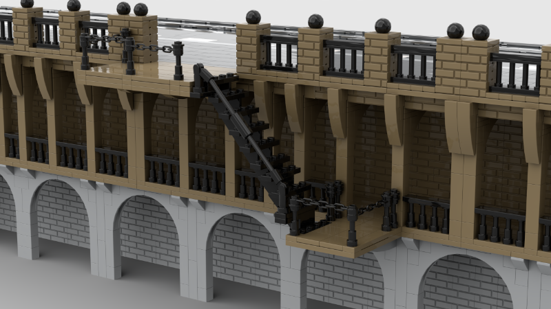 LEGO MOC Modular Road with Pier by Quczi142 | Rebrickable - Build with LEGO