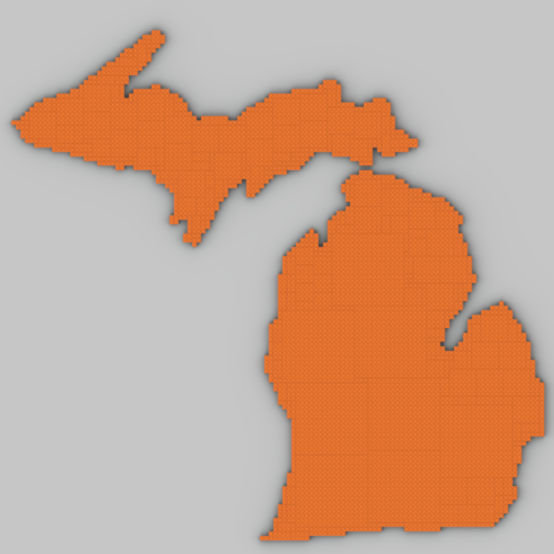 LEGO MOC-179331 Giant Contiguous United States Map by hawkfan08 ...