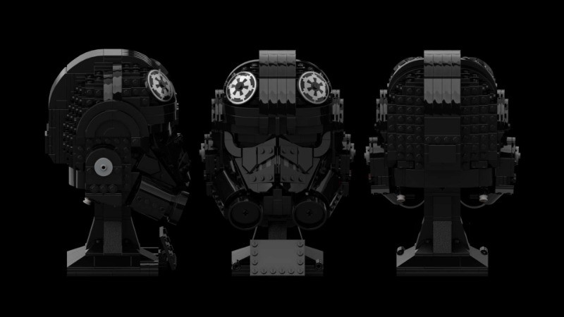 LEGO MOC-213145 Helmet Pilot TIE by Alex_BricKartuss | Rebrickable ...