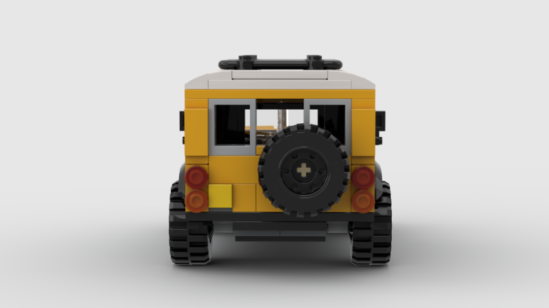 LEGO MOC Classic Defender 8 wide by rr67 | Rebrickable - Build with LEGO