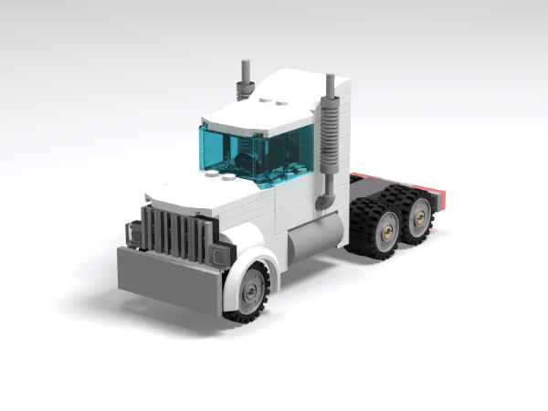 LEGO MOC semi-truck by The1stGear2917 | Rebrickable - Build with LEGO
