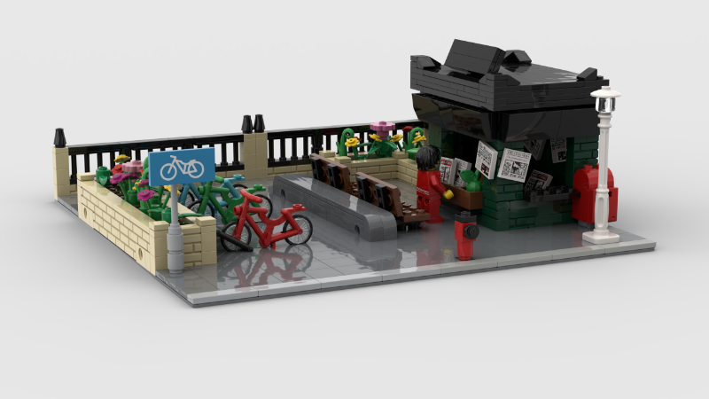 LEGO MOC-175347 Modular Bicycle Stand by Quczi142 | Rebrickable - Build ...