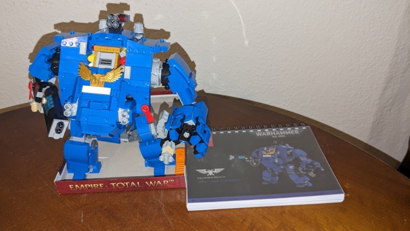 LEGO MOC-29535 Ultramarine Primaris Redemptor Dreadnought by Dave ...