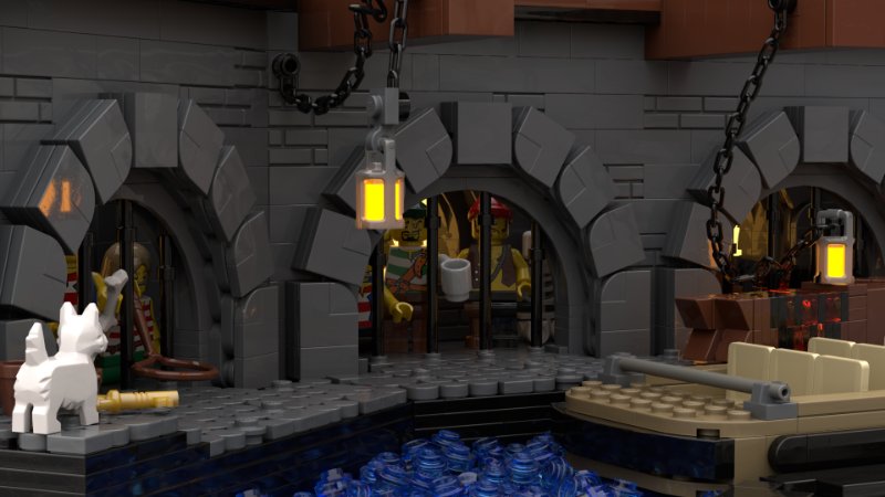 LEGO MOC Pirates of the Caribbean ride - Jail scene by ...