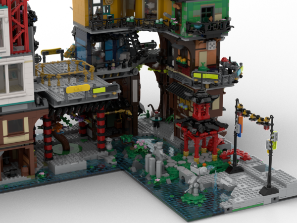 LEGO MOC Ninjago City Junctions by BardicBricks | Rebrickable - Build ...