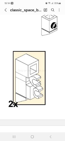 LEGO MOC Upscaled Classic Space Buggy in 3:1 by williweb | Rebrickable ...