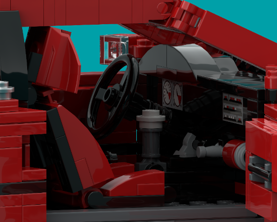 LEGO MOC Ferrari F40 LM / Competizione - MOC by ynsclsn | Rebrickable ...
