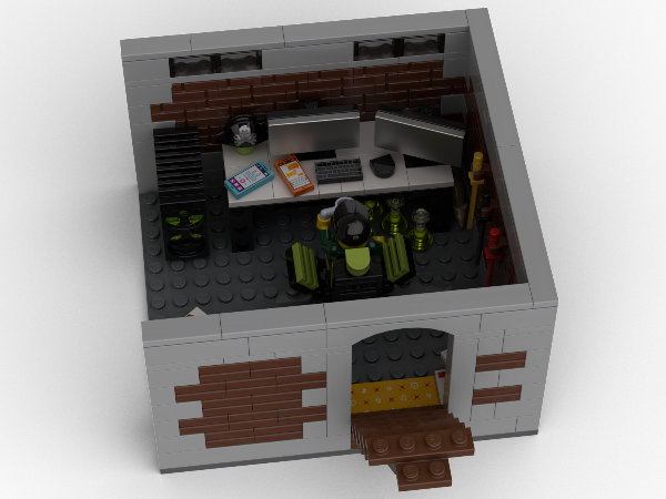 LEGO MOC Hacker's Den by swingline | Rebrickable - Build with LEGO