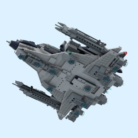LEGO MOC-183846 Alpha Class NV1 Starship - Aion's Compass by SlamTrunk ...